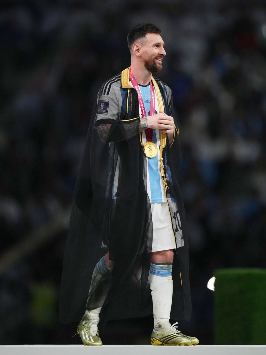 Lionel Messi Wearing ‘Sportswashy’ Robe For Trophy Ceremony Divides ...