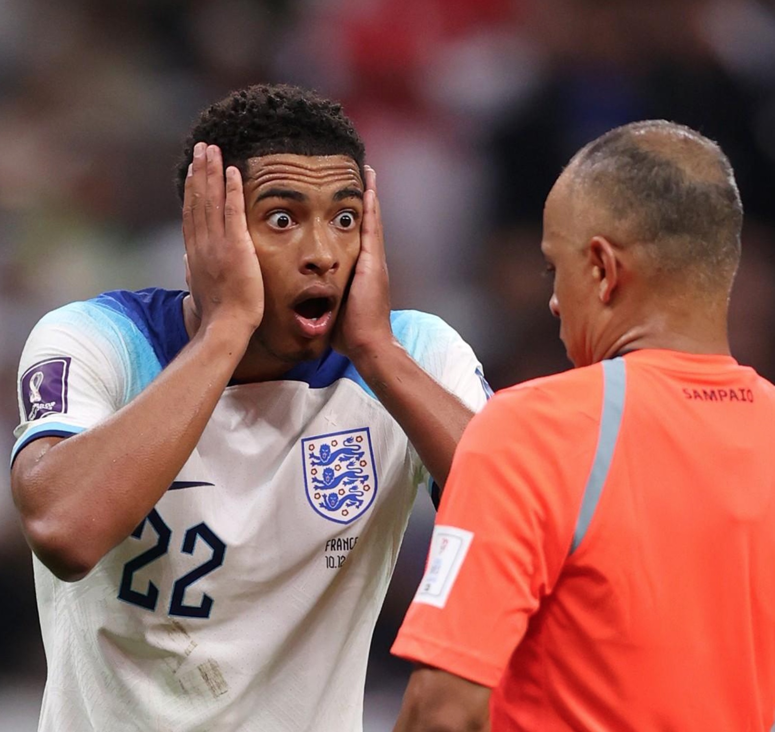 Shocked Look From Jude Bellingham Compared To 1893 Painting The Scream ...