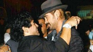 The Unusual Friendship Of Diego Maradona And Hollywood A-Lister Colin ...