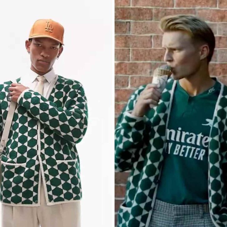 All About The Green Topman Cardigan Martin Odegaard Wears in Arsenal ...