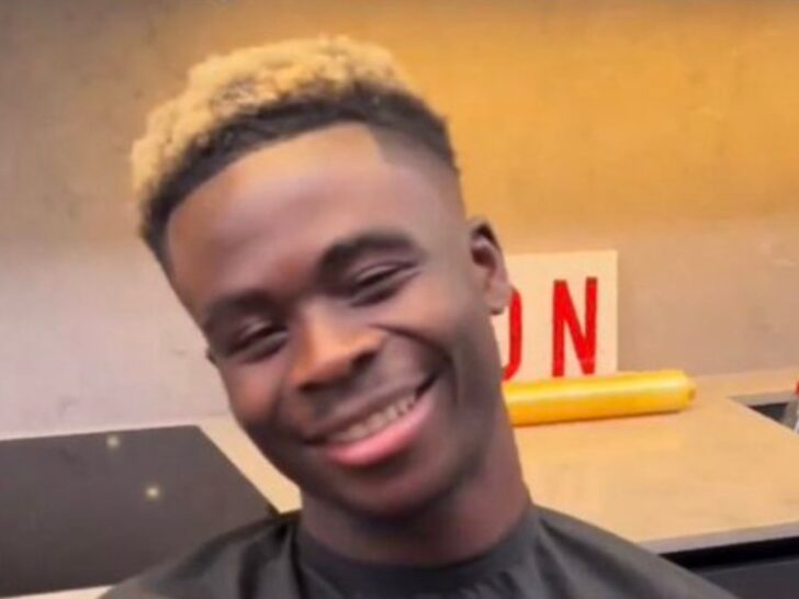 Bukayo Saka: Fans Worry If There’s A Curse After New Blonde Hairdo ...