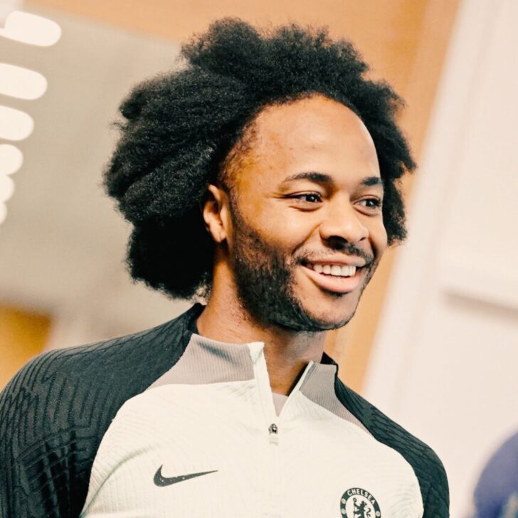 Rare Photos of Raheem Sterling With His Hair Down – Thick Accent