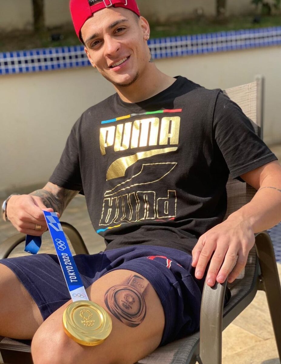 Antony is Covered in Tattoos: Man United Winger’s Ink, Their Meaning ...
