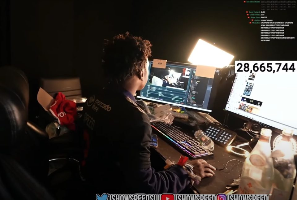 Why IShowSpeed Hides Live View Count on His Monitor During Streams ...