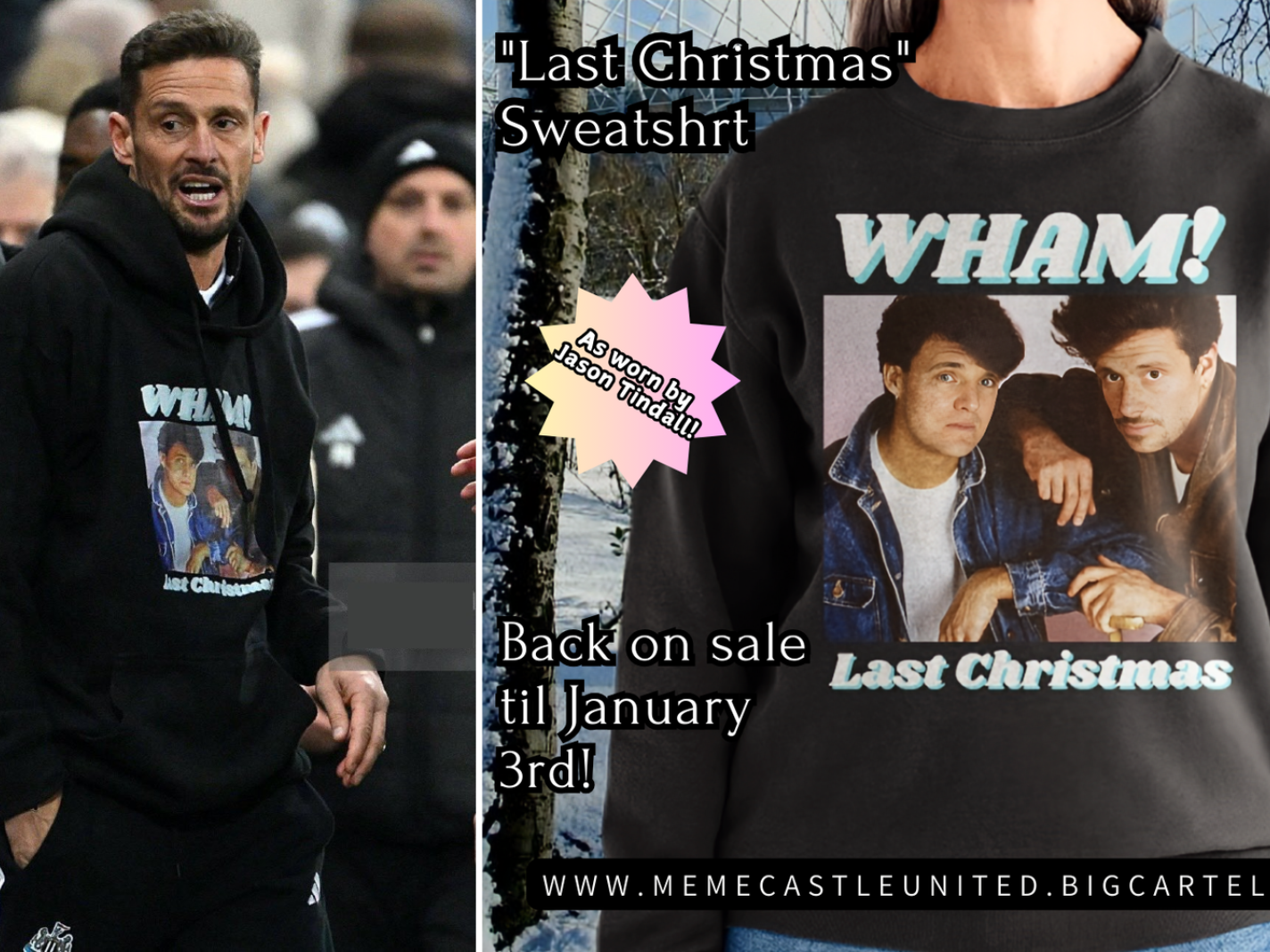 How to Buy the Wham Christmas Jumper Jason Tindall Rocked on Boxing Day ...