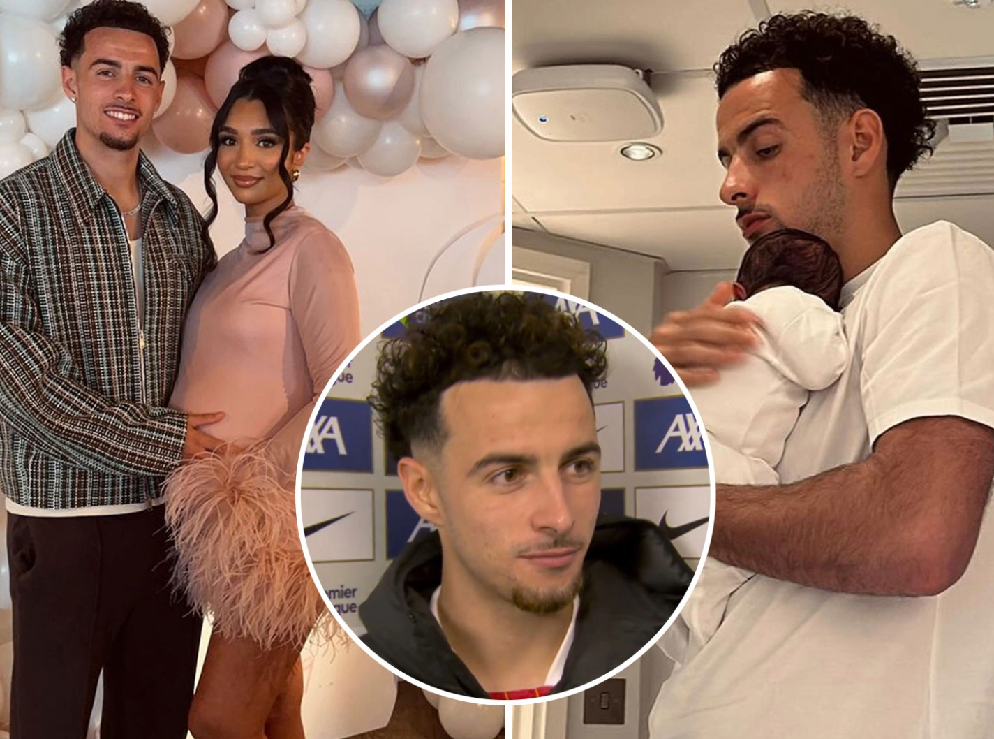 Meet Girlfriend Saffie Khan And Baby Giselle, Curtis Jones’s New Team ...
