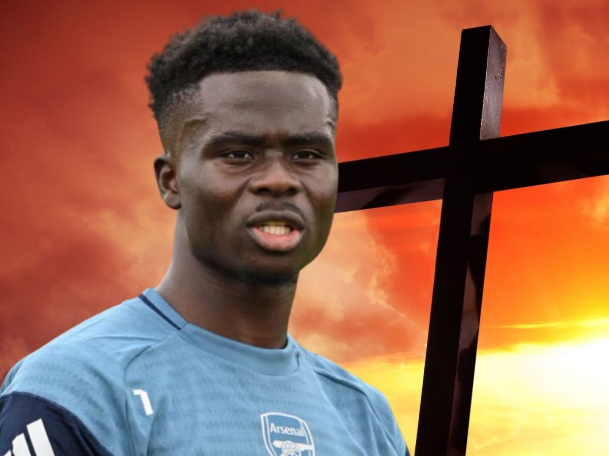 Look: Bukayo Saka Wears Christian Message During Arsenal Training ...