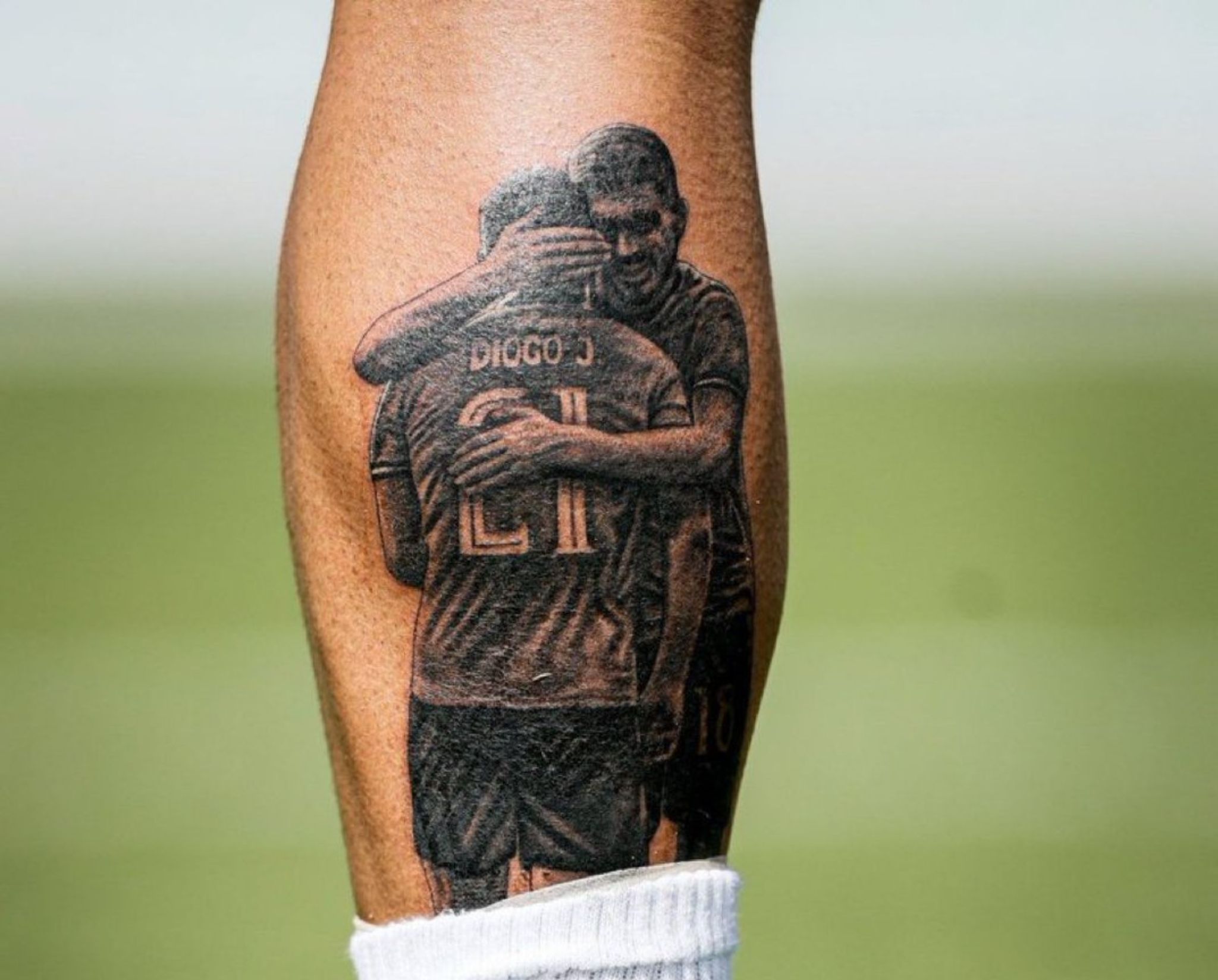 Look: Ruben Neves Immortalizes Diogo Jota with Emotional Calf Tattoo ...