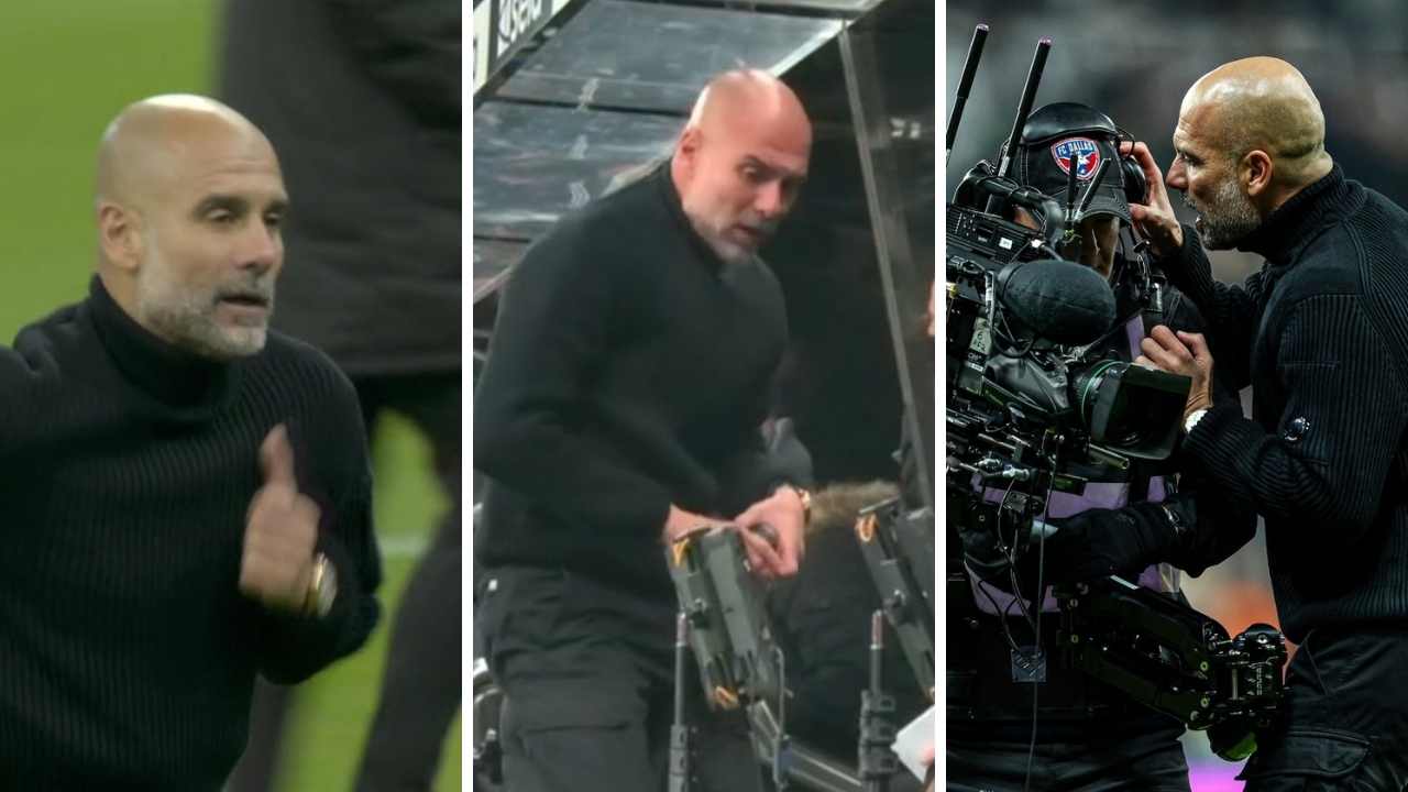 Pep Guardiola Loses His Cool at Cameraman, Dugout Seat and Joelinton On ...