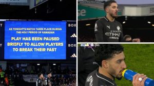 Leeds Fans Boo Manchester City Players Breaking Ramadan Fast At Elland ...