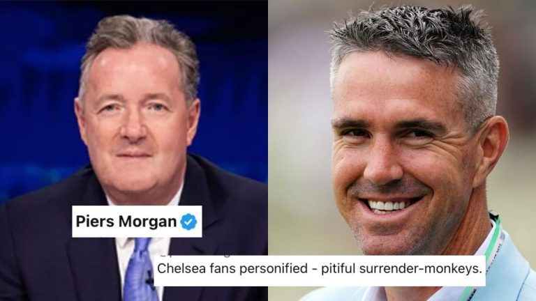 Arsenal Fan Piers Morgan Rips Into Kevin Pietersen for Backing Man City ...