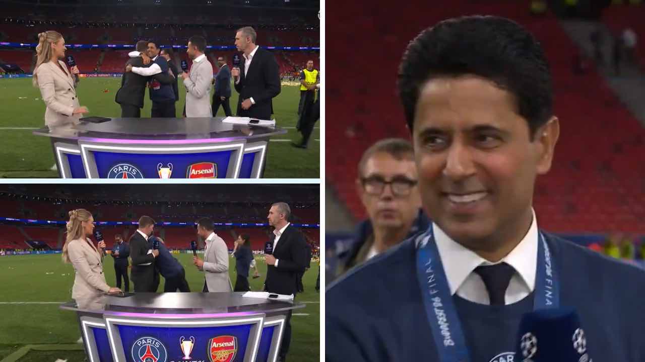 PSG Chief Nasser Al Khelaifi Left Starstruck By Liverpool Legend Steven ...