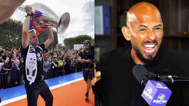 Andrew Tate Takes Shot At Football Culture After PSG’s UCL Victory ...